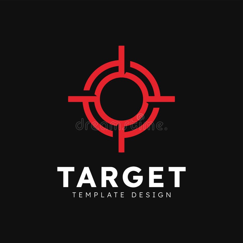 Target Logo Arrow Direction, Circle Target Vector Illustration Stock ...