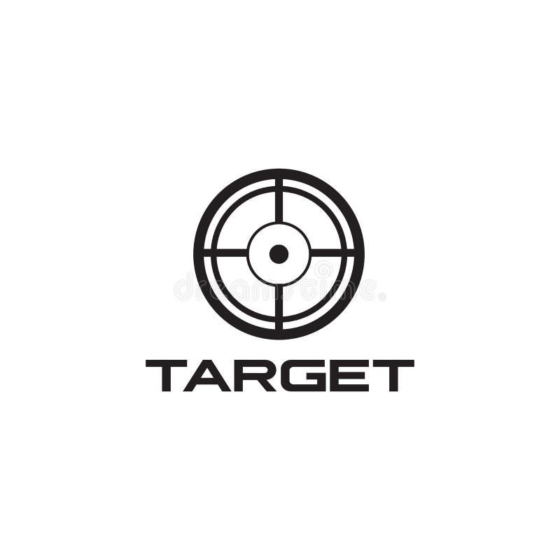 Target Logo Design Vector Template Stock Vector - Illustration of ...