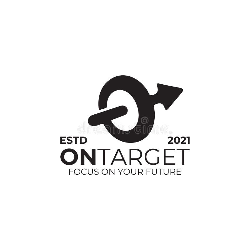 Target Logo Design Vector Template Stock Vector - Illustration of ...