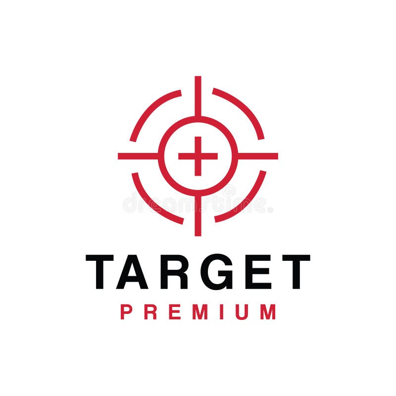 Target Logo Design Vector Illustration Accuracy Symbol Emblem Stock ...