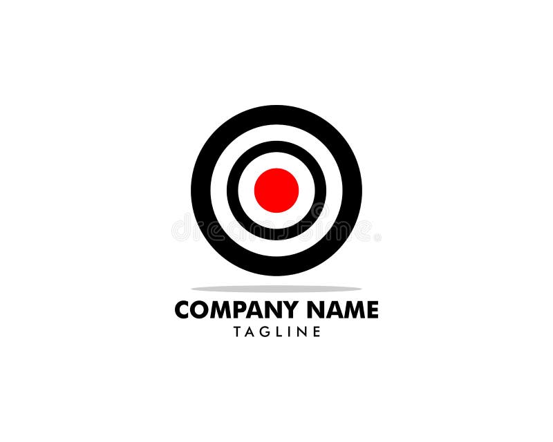 Target Logo Icon Vector Template Design Stock Vector - Illustration of ...
