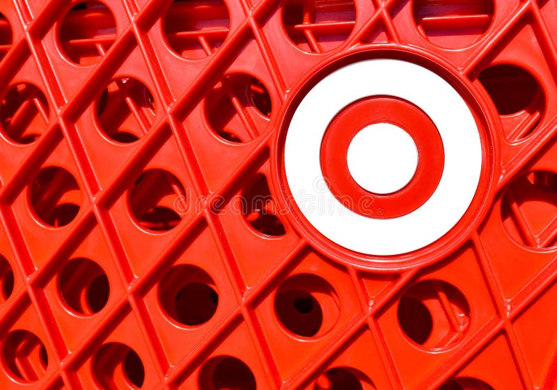 Target Logo on Shopping Cart Editorial Photography - Image of carts ...