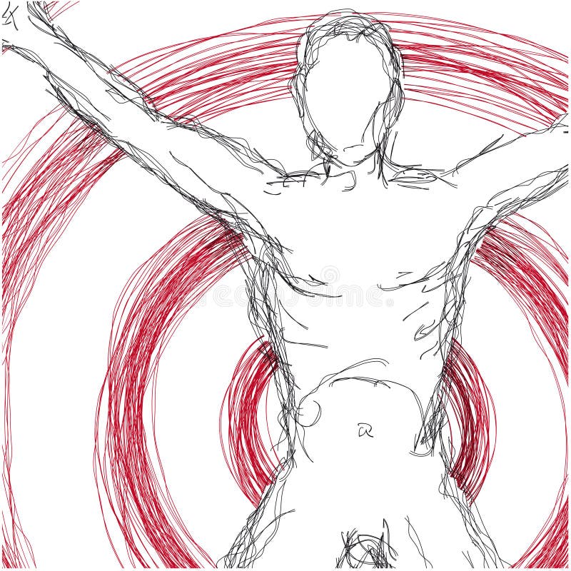 Target man stock vector. Illustration of target, aiming - 56854007