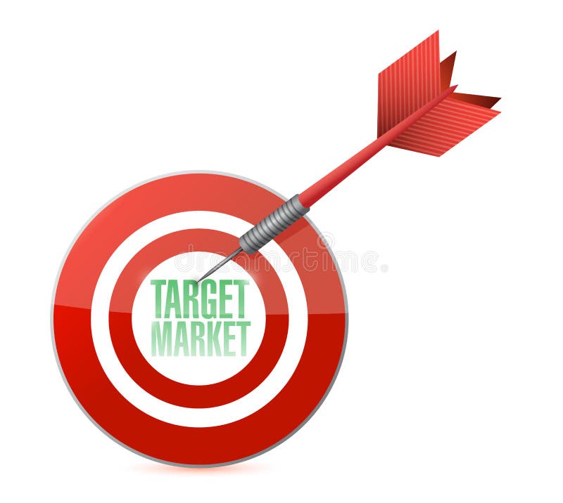 Target Market Concept Illustration Design Stock Illustration ...