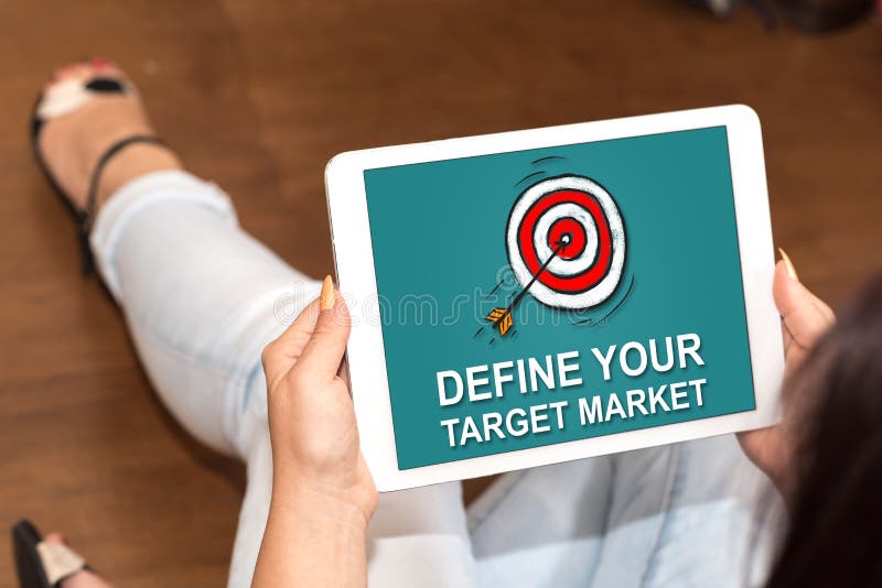 Target Market Concept on a Tablet Stock Photo - Image of concept ...