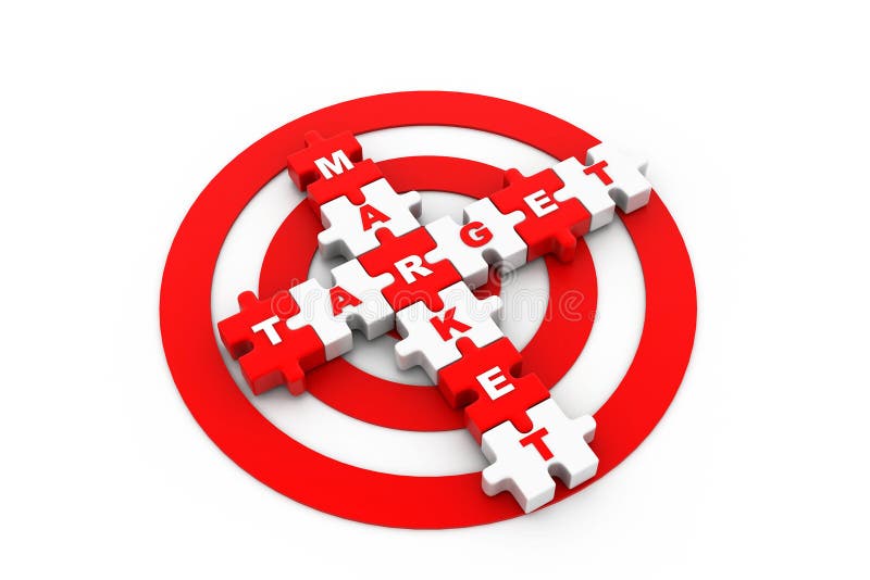 Target market stock illustration. Illustration of customer - 47892201