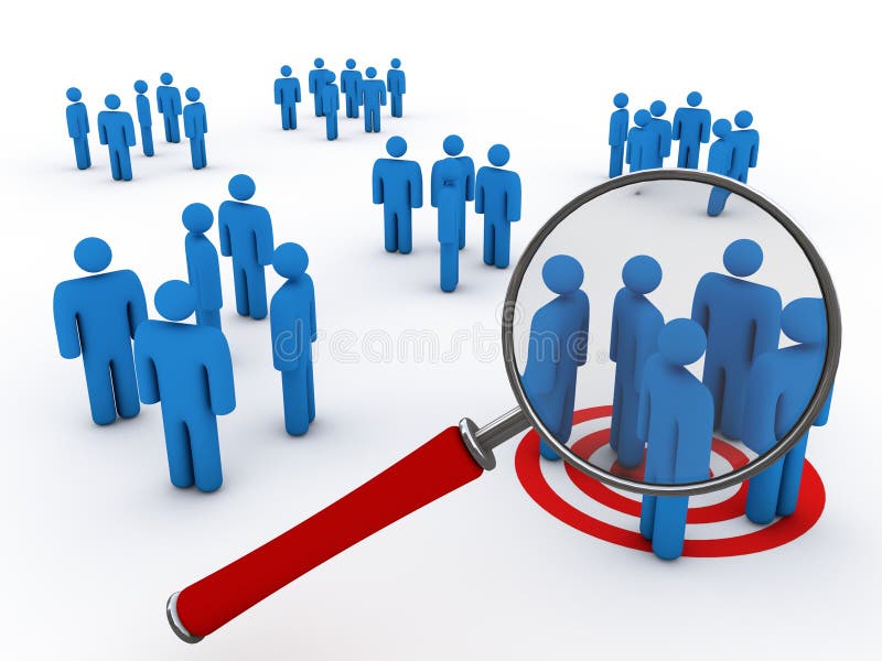 Target market search stock illustration. Illustration of analyze - 21917293
