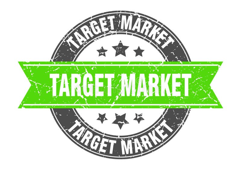 Target market stamp stock vector. Illustration of sticker - 196539021