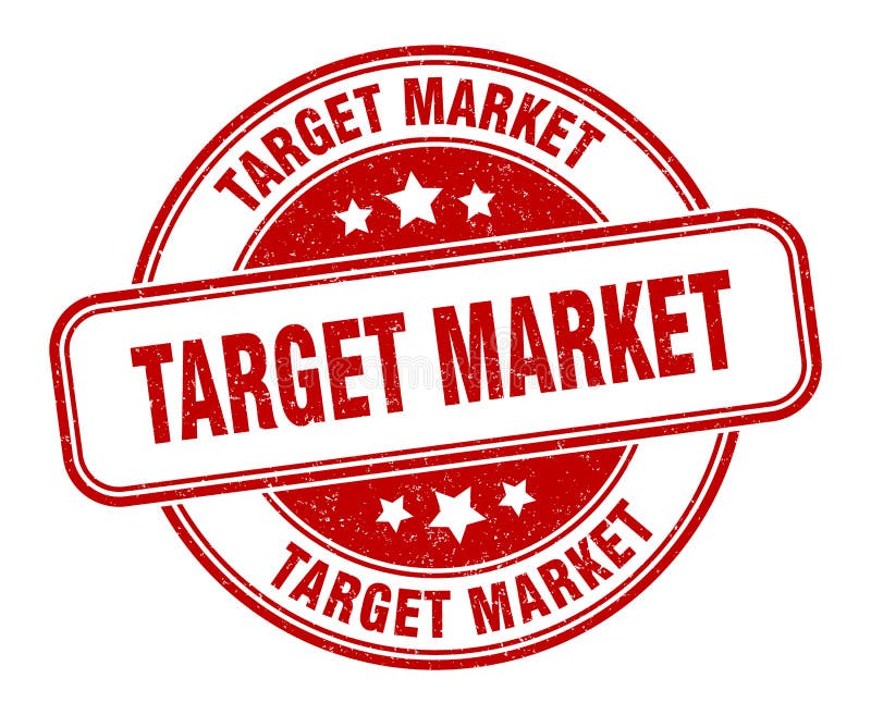 Target Market Stamp. Target Market Round Grunge Sign Stock Vector ...