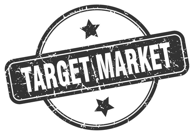 Target Market Stamp. Target Market Round Grunge Sign Stock Vector ...