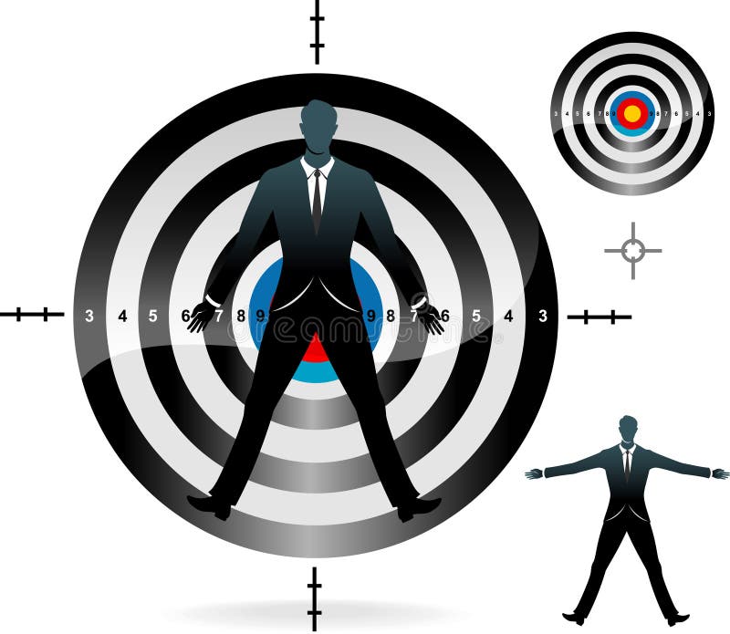 Target Market Symbol stock illustration. Illustration of round - 62852286