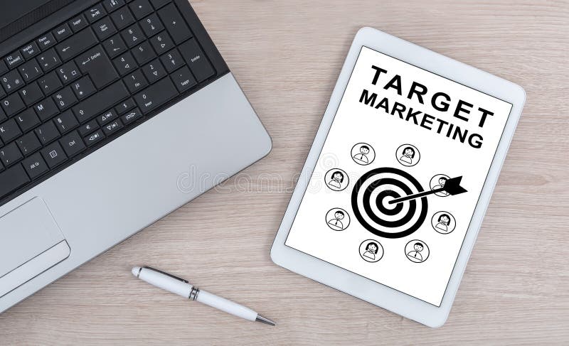 Target Marketing Concept on a Digital Tablet Stock Image - Image of ...