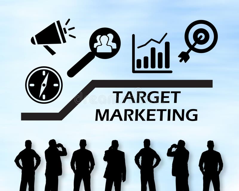 Target Marketing Concept on a Wall Stock Image - Image of audience ...
