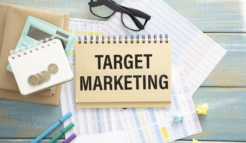 Notes about Target Marketing, Business Concept Stock Image - Image of ...
