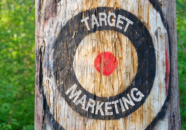 Target Marketing - Target on Tree with Text Stock Photo - Image of ...