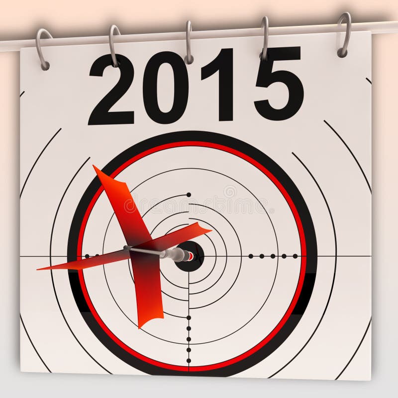 2015 Target Means Future Goal Projection Stock Illustration ...