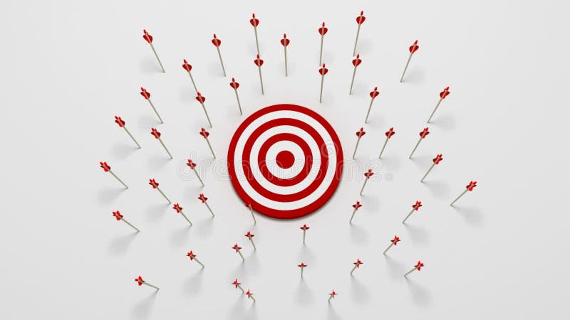Target miss stock video. Video of accuracy, arrow, circle - 46420419