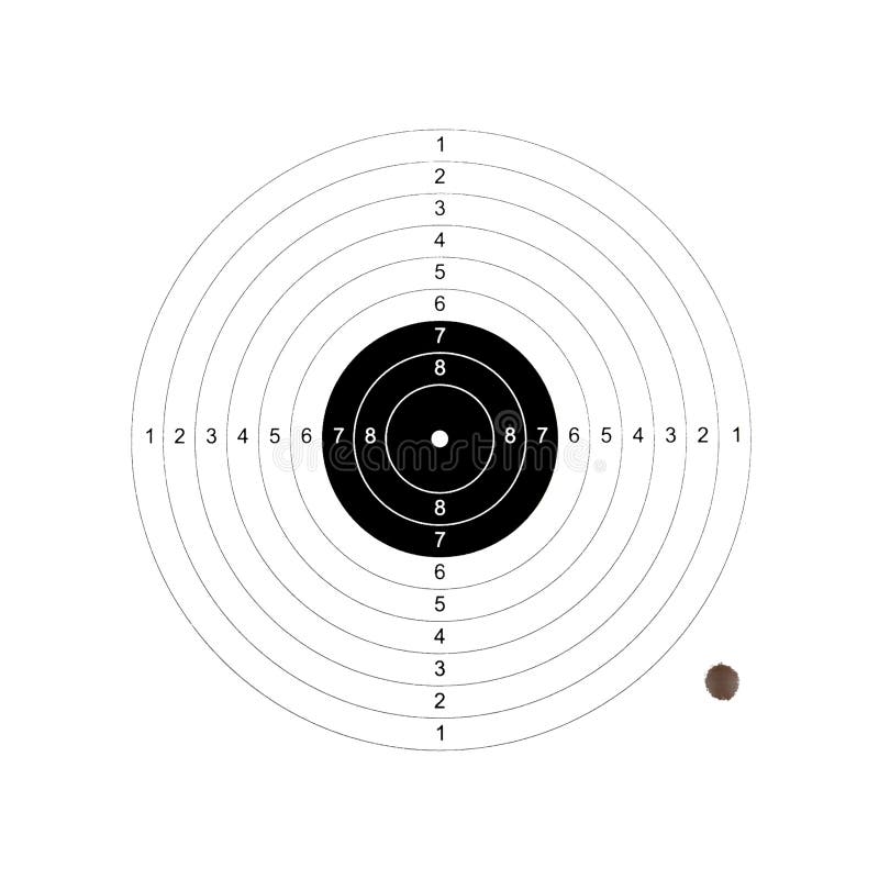 Target missed stock photo. Image of sport, holes, miss - 37259388