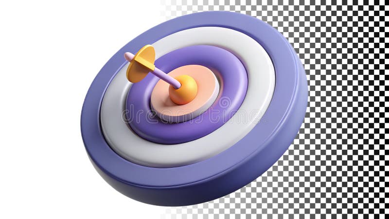 Target with Multiple Arrows, Representing Strategy, Attempts, or ...