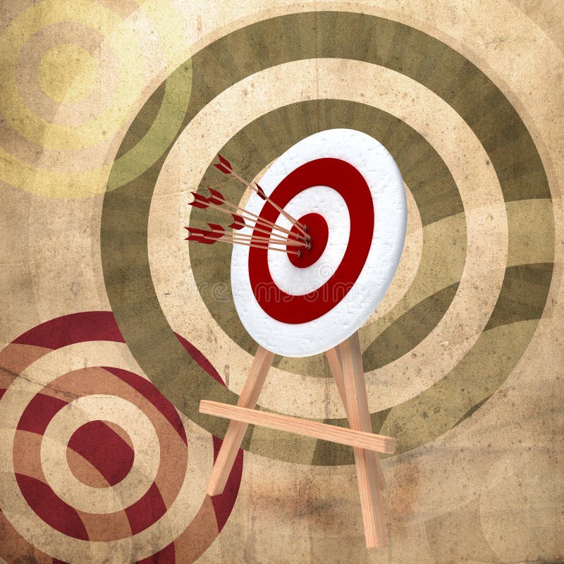 Retro Background with Trumpet Stock Illustration - Illustration of ...