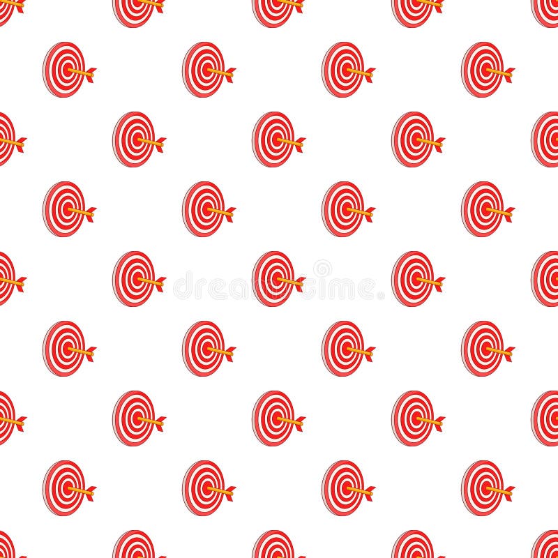 Target Pattern, Cartoon Style Stock Vector - Illustration of accurate ...