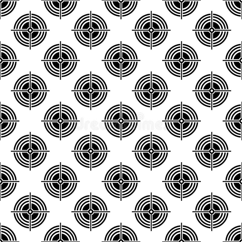 Target Pattern Seamless Vector Stock Vector - Illustration of center ...
