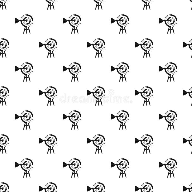 Target Pattern, Simple Style Stock Vector - Illustration of objective ...