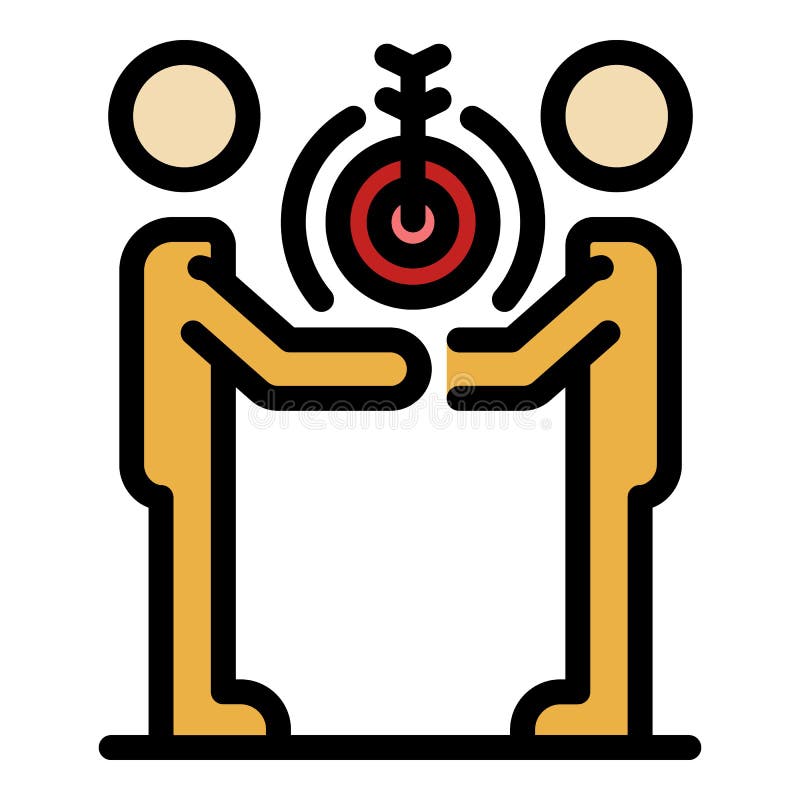 Communication Target Audience Icon, Outline Style Stock Vector ...