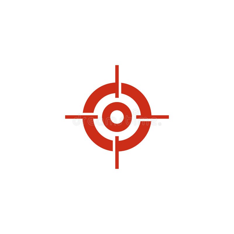 Target Point Icon Logo Design Vector Template Stock Vector ...