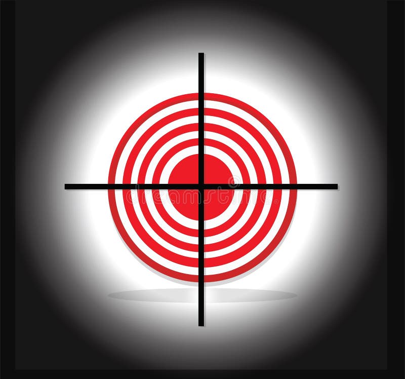 Target Point Icon Logo Design Vector Template Stock Vector ...