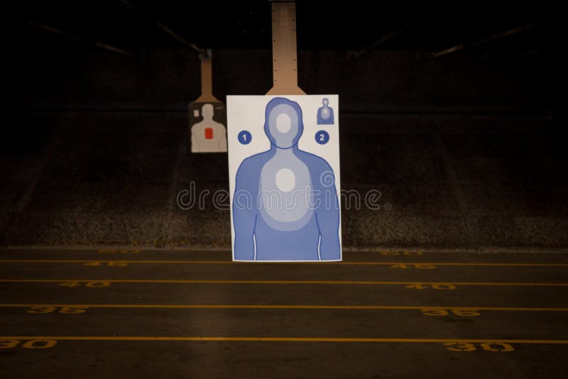 Target Practice at the Gun Range Stock Image - Image of shoot, shooting ...