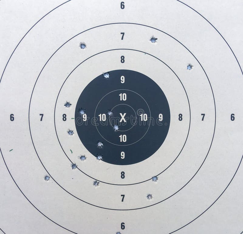 Target Shooting paper stock image. Image of accuracy - 163549633