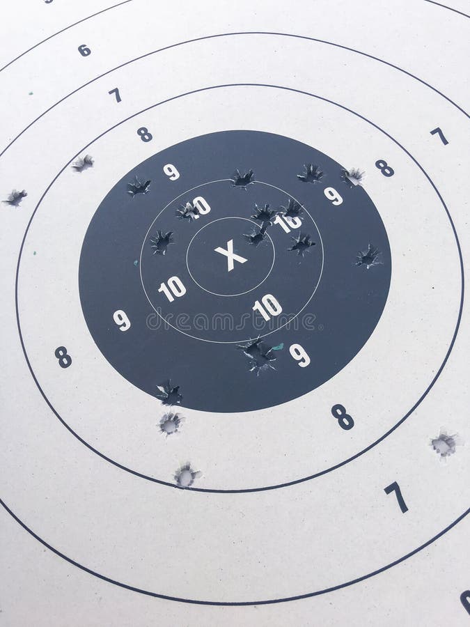 Target Shooting paper stock image. Image of number, score - 163549571