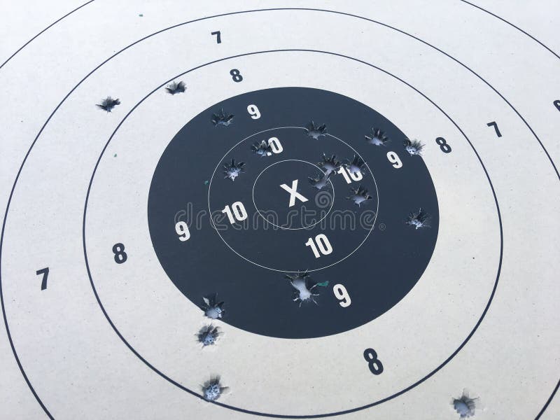 Target Shooting paper stock image. Image of accuracy - 163549633