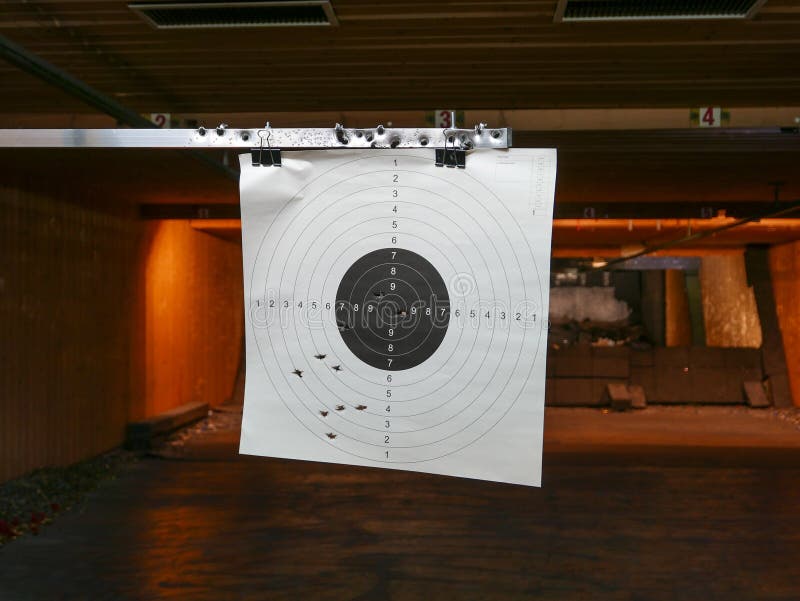 Target with bullet holes stock photo. Image of achievement - 2980284
