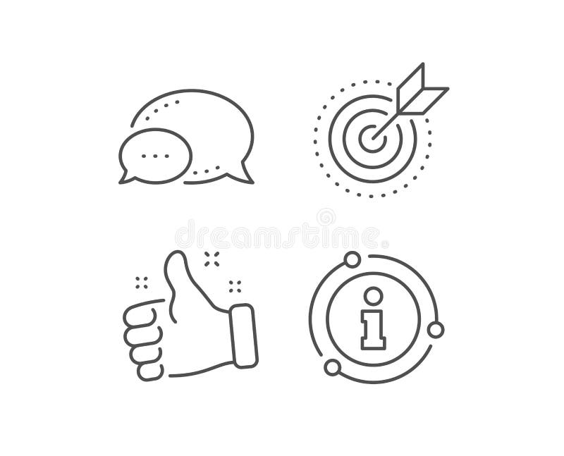 Target Purpose Line Icon. Stratery Goal Sign. Core Value. Vector Stock ...