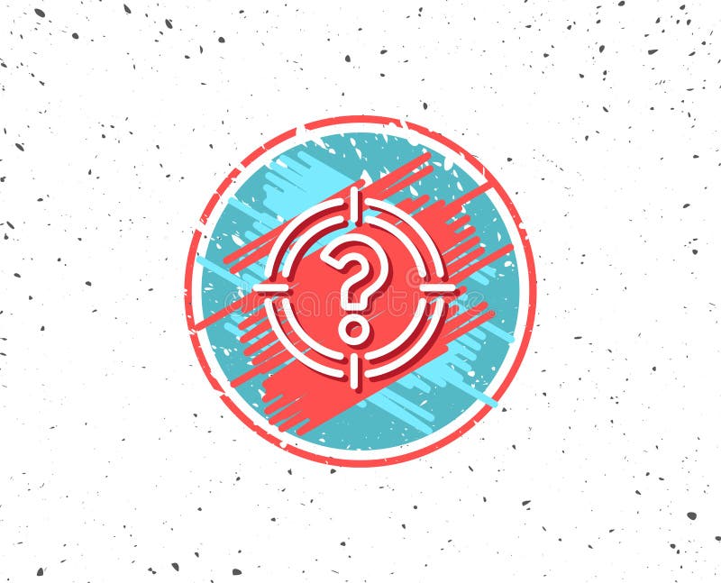 Target Question Mark Icon Stock Illustrations – 891 Target Question ...