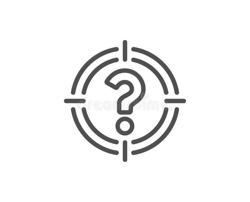 Target Question Mark Icon Stock Illustrations – 878 Target Question ...
