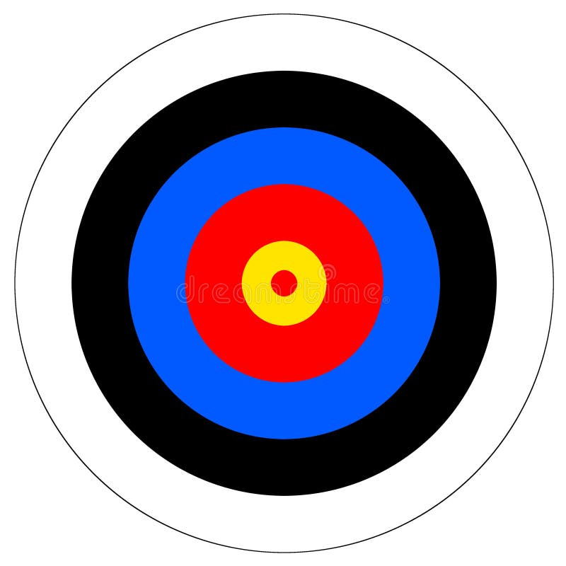 Target stock illustration. Illustration of game, isolated - 30360695