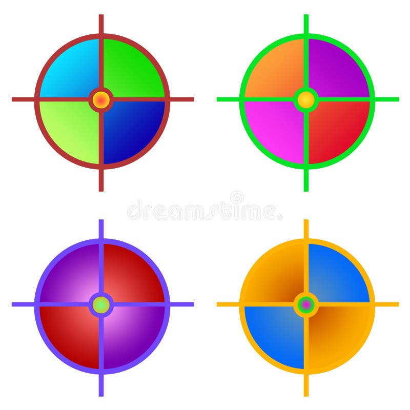 Target set stock illustration. Illustration of game, tool - 38972765