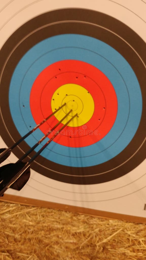 Target shooting stock image. Image of tens, target, archery - 109856827