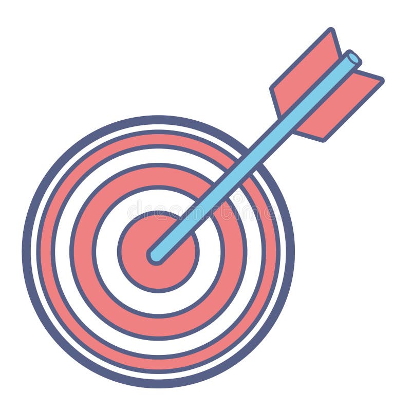 Target shooting cartoon stock vector. Illustration of shoot - 142365599