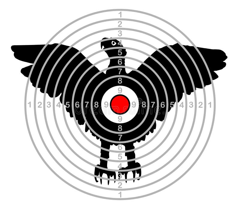 Target Range Shoot Human Vector Set. Stock Vector - Illustration of ...