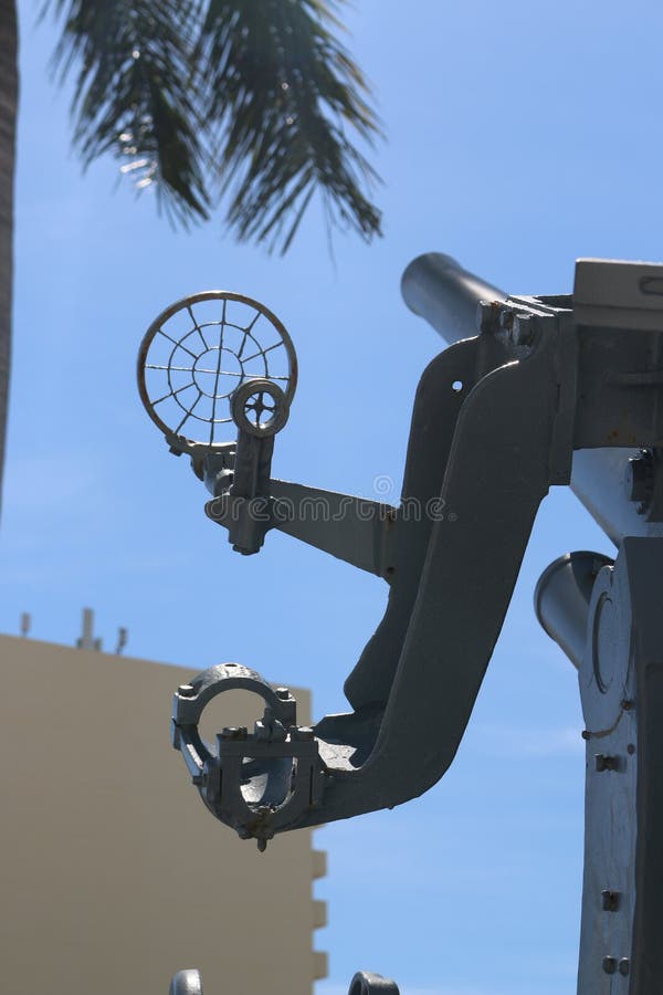 Target sight on a canon stock photo. Image of sight - 242836140