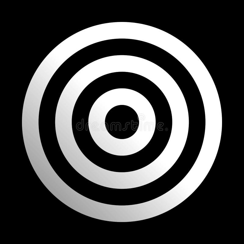 Target Sign - White Gradient Transparent, Isolated - Vector Stock ...