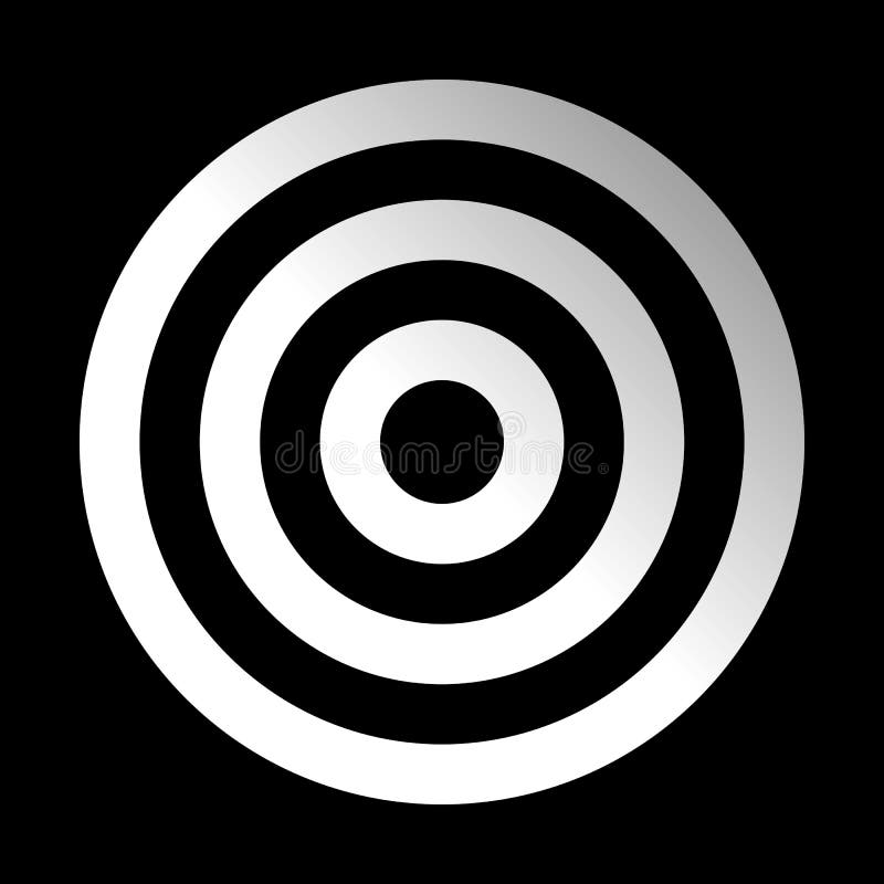 Target Sign - White Gradient Transparent, Isolated - Vector Stock ...