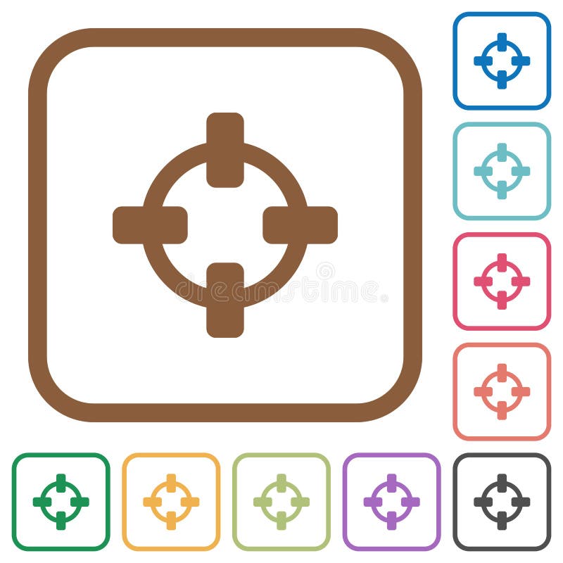 Target simple icon stock vector. Illustration of goal - 79849526