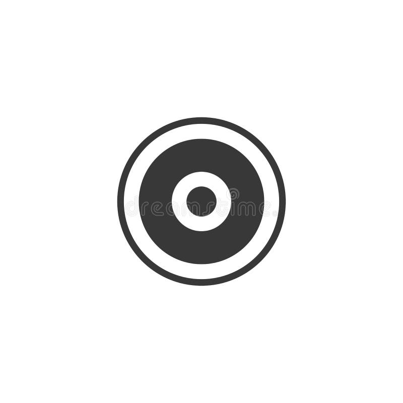 Target simple icon stock vector. Illustration of goal - 79849526