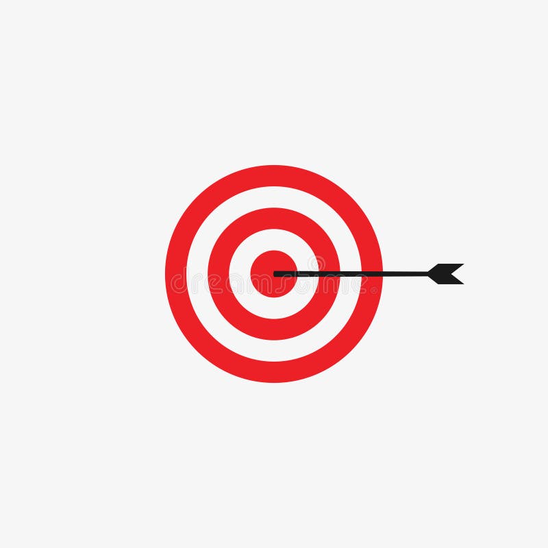 Target simple icon stock vector. Illustration of goal - 79849526