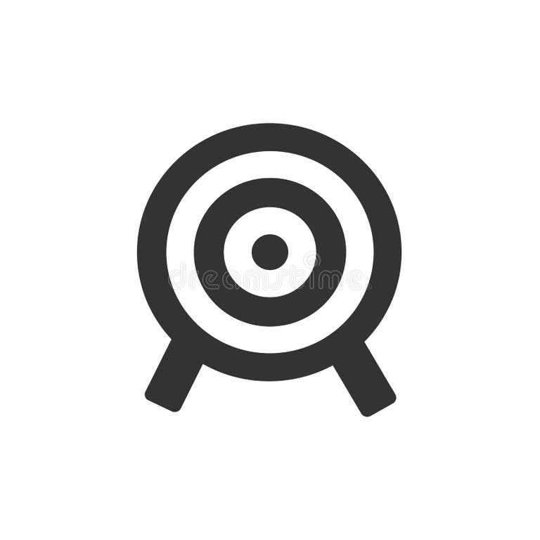 Target icon illustration stock illustration. Illustration of isolated ...